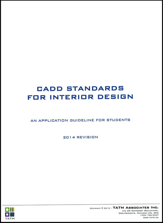 CADD Standards for Interior Design – Yorkville University Bookstore